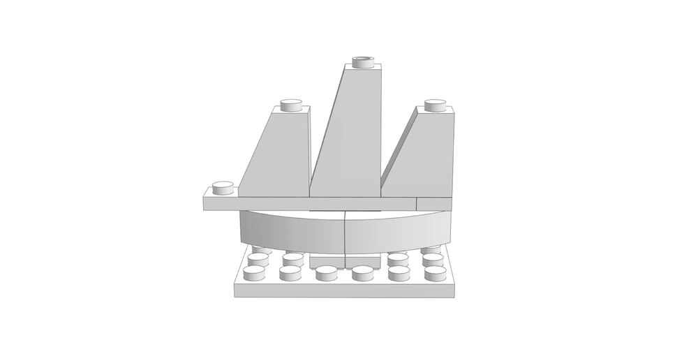LEGO MOC Micro Ship by Legonary | Rebrickable - Build with LEGO