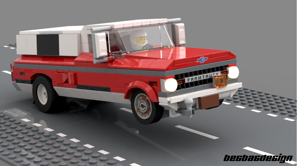 LEGO MOC Farmtruck by besbasdesign | Rebrickable - Build with LEGO