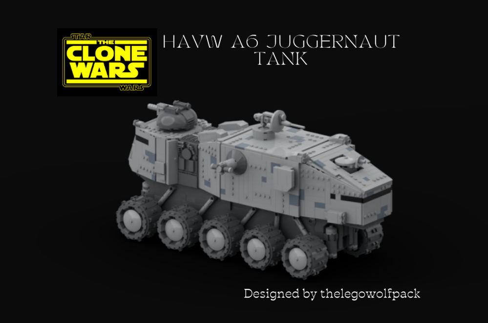 LEGO MOC Havw A6 juggernaut tank by thelegowolfpack | Rebrickable ...