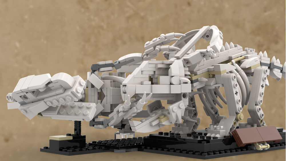 LEGO MOC Velociraptor VS Protoceratops Fossil MOC (Separated Models ...