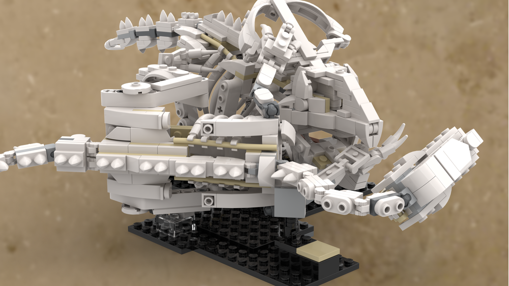 LEGO MOC Velociraptor VS Protoceratops Fossil MOC (Separated Models ...