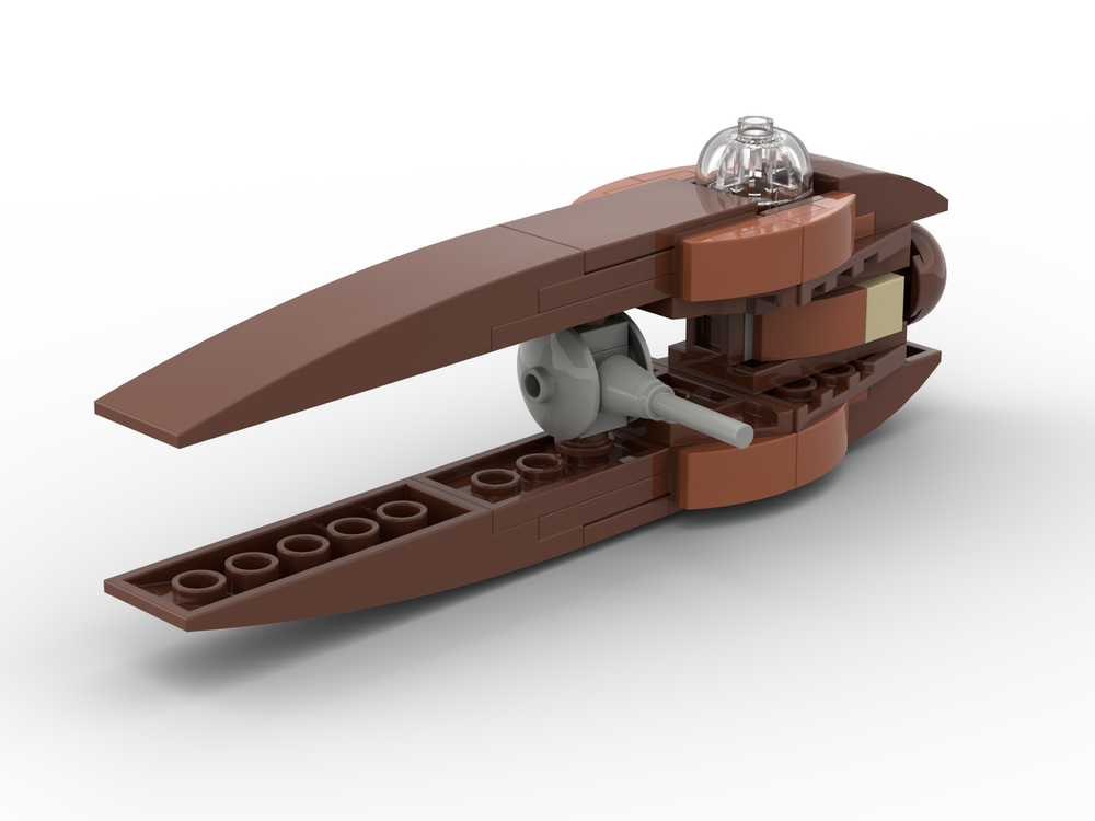 Lego Moc Geonosian Starfighter By Magureanpaul Rebrickable Build
