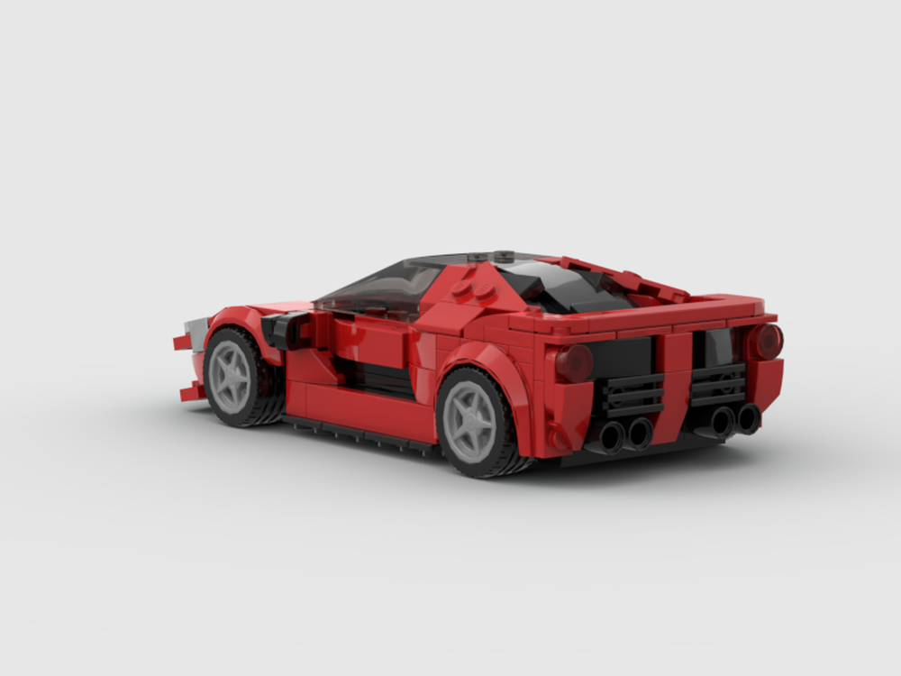 LEGO MOC Ferrari LaFerrari 8 Stud Wide by darthjones | Rebrickable ...