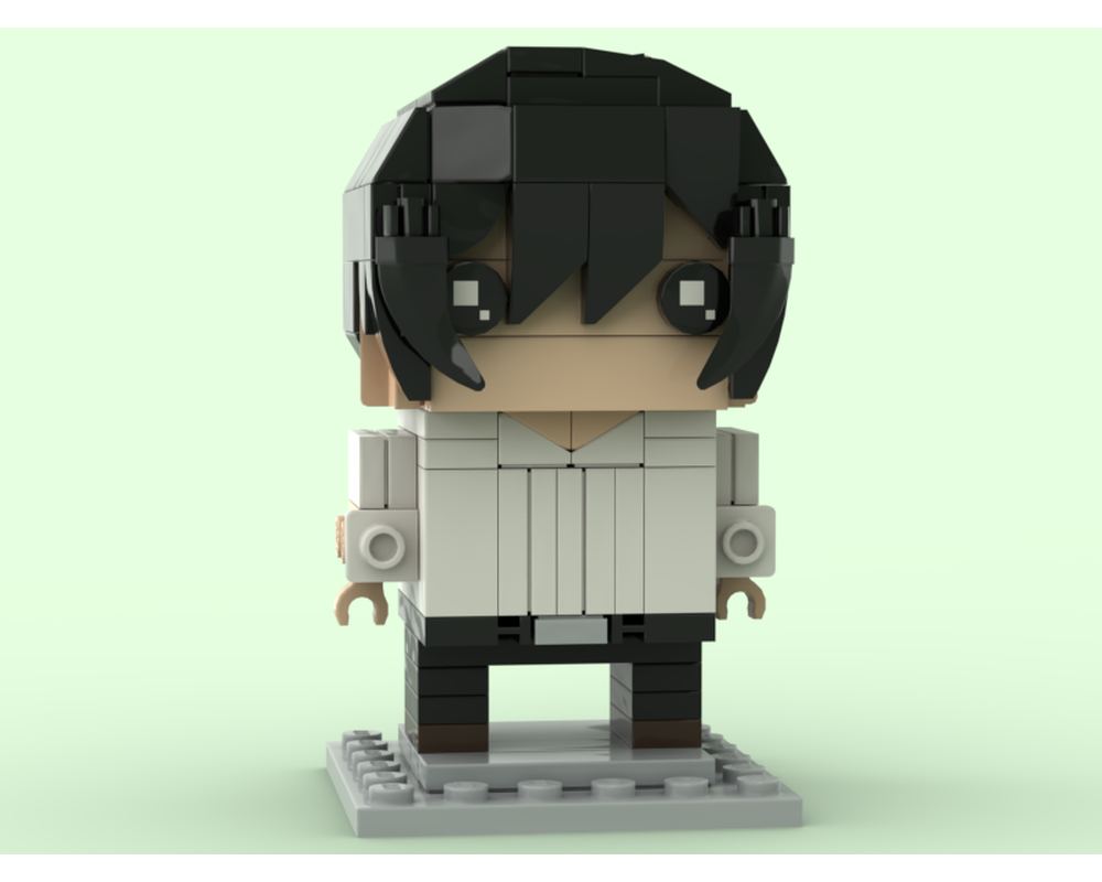 LEGO MOC Mikasa Ackerman - Attack On Titan BrickHeadz by AnimeBricks4 ...