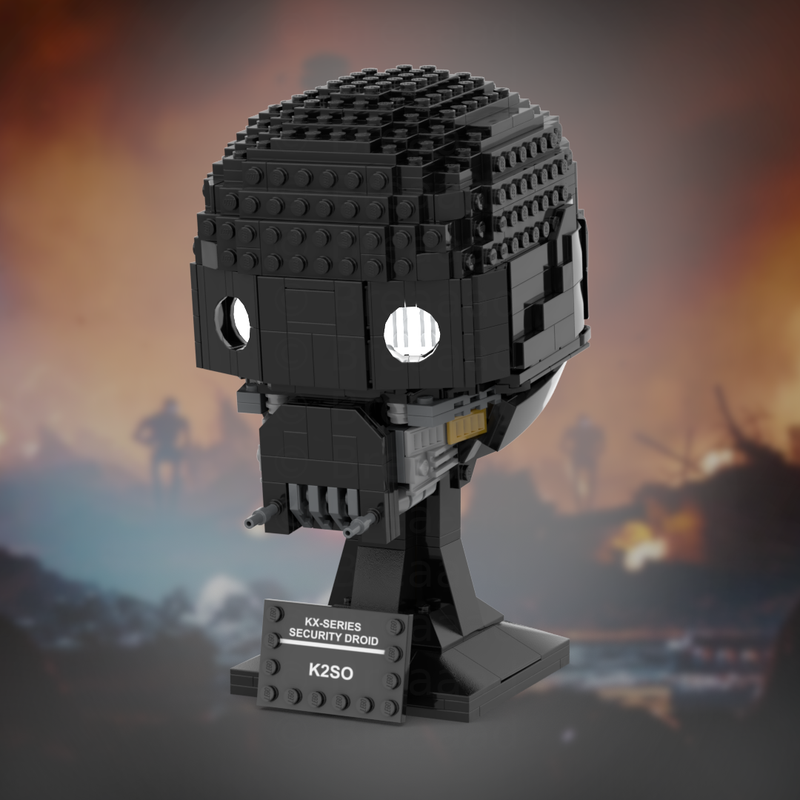 LEGO MOC K2SO ("Helmet" Collection) by Breaaad | Rebrickable - Build ...