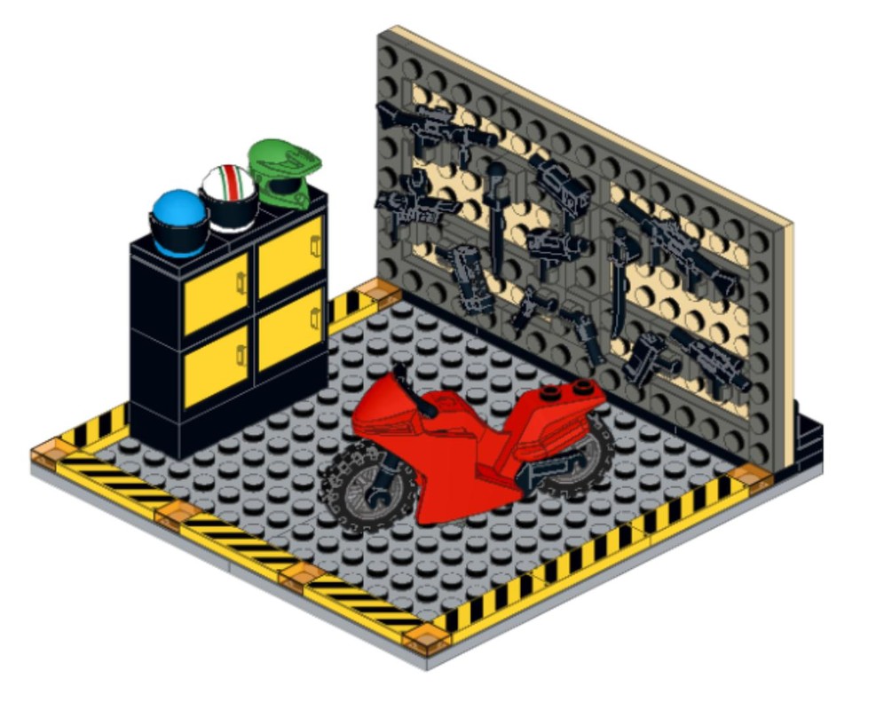 LEGO MOC Secret Den by Jonny_Hairface | Rebrickable - Build with LEGO