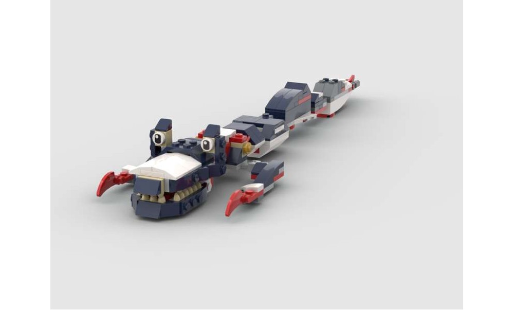 LEGO MOC Colo Claw Fish by jlherbst77 | Rebrickable - Build with LEGO