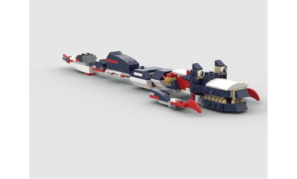 LEGO MOC-105016 Colo Claw Fish by jlherbst77 | Rebrickable - Build with ...