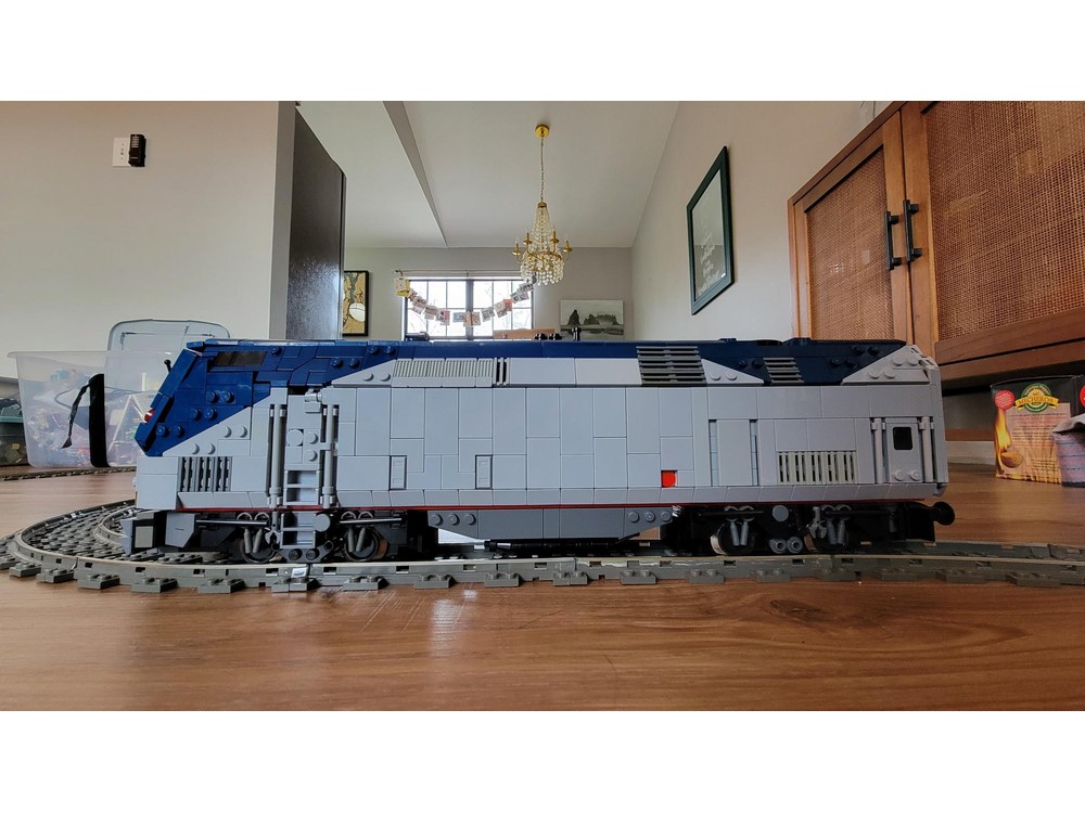 LEGO MOC Amtrak P42DC Locomotive by jvs2510 | Rebrickable - Build with LEGO