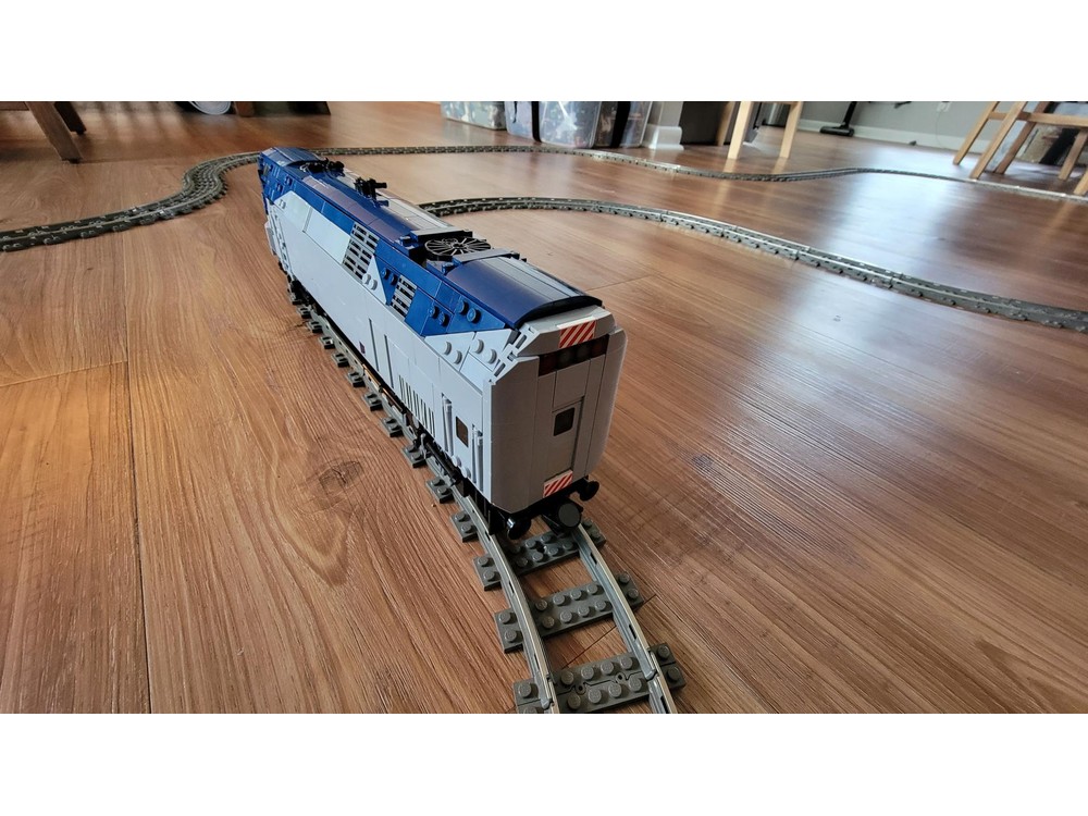 LEGO MOC Amtrak P42DC Locomotive by jvs2510 | Rebrickable - Build with LEGO