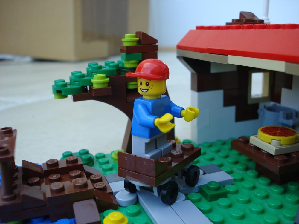 LEGO MOC 31010 lodge with pond by Leo1 | Rebrickable - Build with LEGO