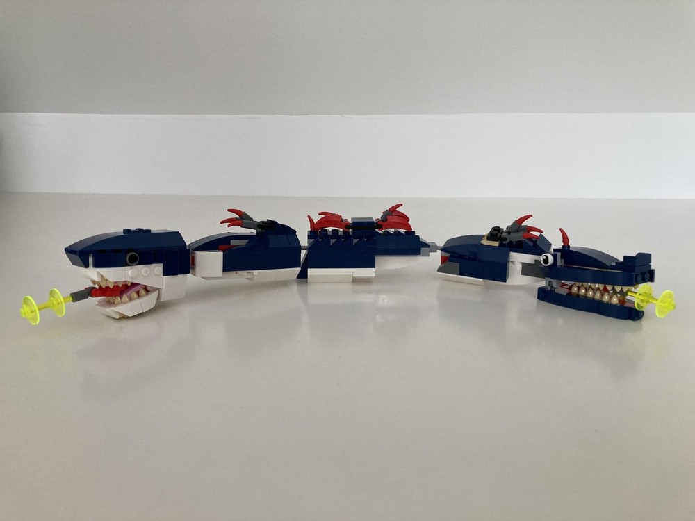 LEGO MOC 31088 2 to 1 Shark-Croco Serpent by LegoDesigner | Rebrickable ...