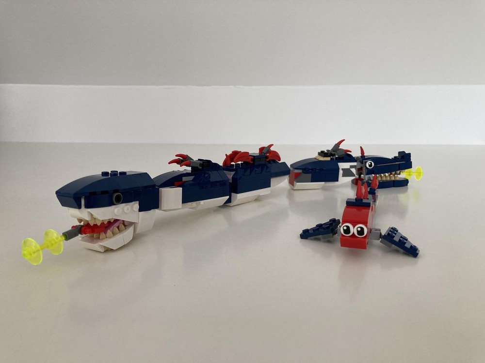 LEGO MOC 31088 2 to 1 Shark-Croco Serpent by LegoDesigner | Rebrickable ...