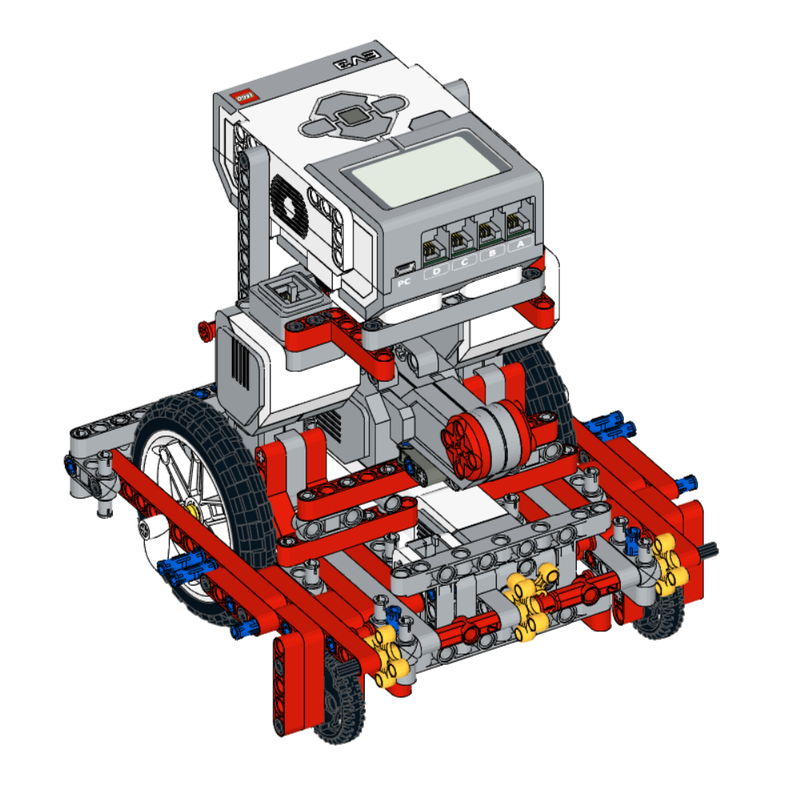 LEGO MOC FLL solving robot prototype 2 by LasseD | Rebrickable - Build ...