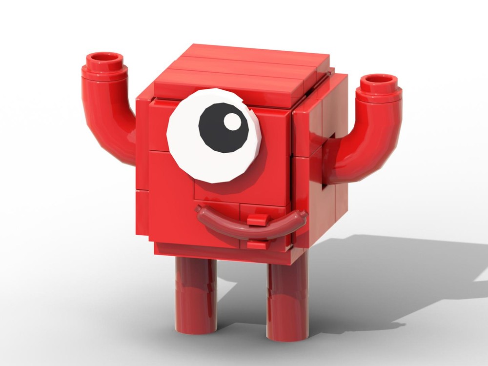 LEGO MOC Number Blocks Mini ONE by Thomus_Bean | Rebrickable - Build ...