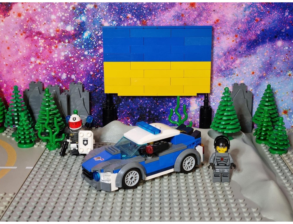 Lego Moc Space Police Patrol Car By Pieterbl Rebrickable Build With
