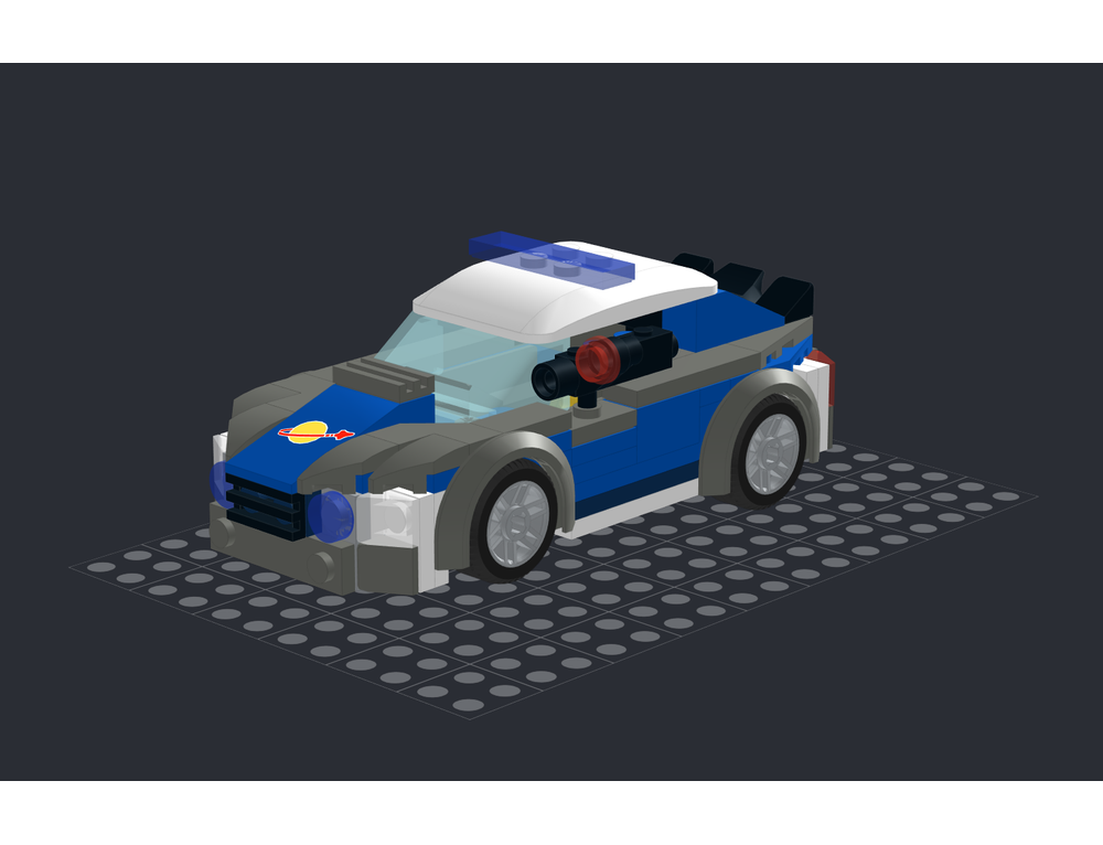 Lego Moc Space Police Patrol Car By Pieterbl Rebrickable Build With