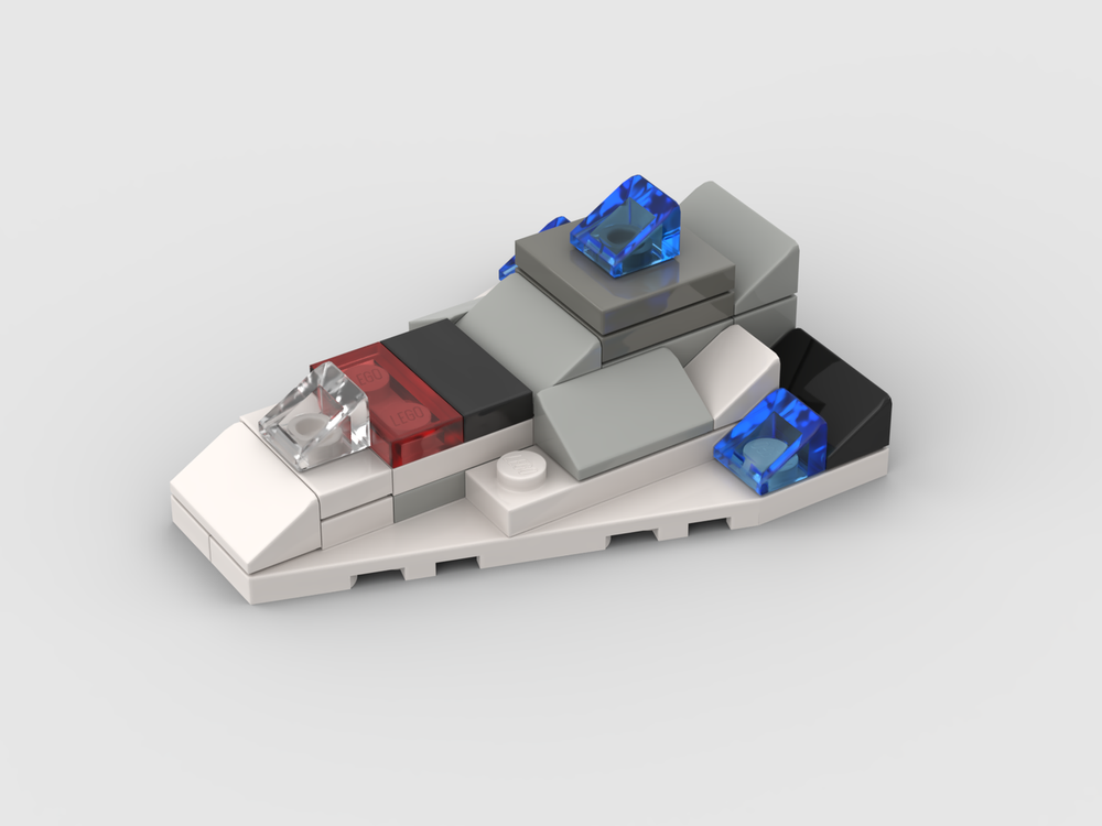 LEGO MOC Miniature Spaceship by sillyman987 | Rebrickable - Build with LEGO