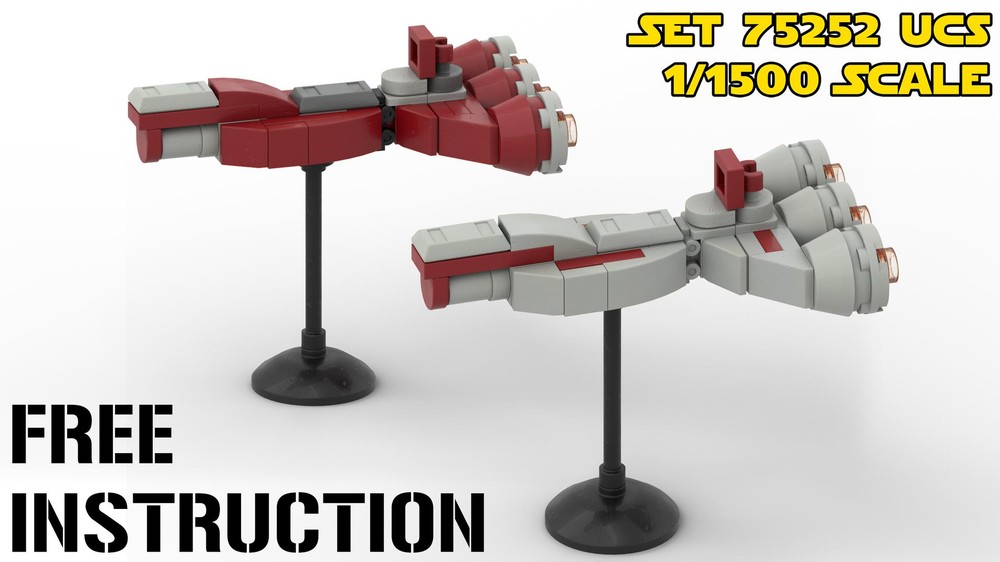 LEGO MOC Consular Class - 1:1500 UCS by DarthDesigner | Rebrickable ...