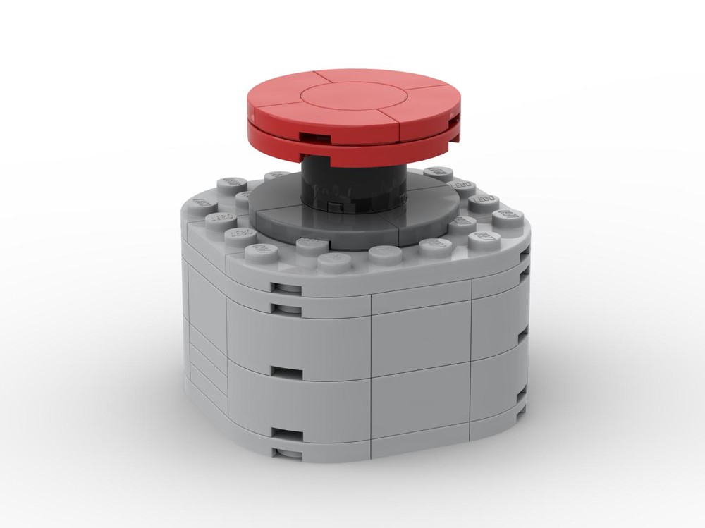 LEGO MOC Pushable Big Red Button (rustic version) by Balage64 ...