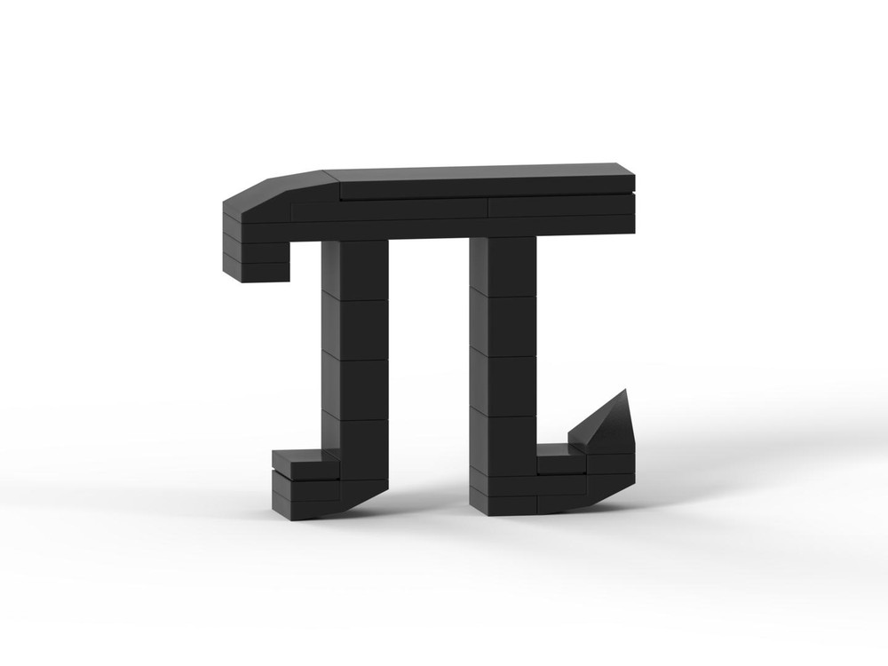 LEGO MOC π - Pi Greek Letter by Ilyes_Origamist | Rebrickable - Build ...