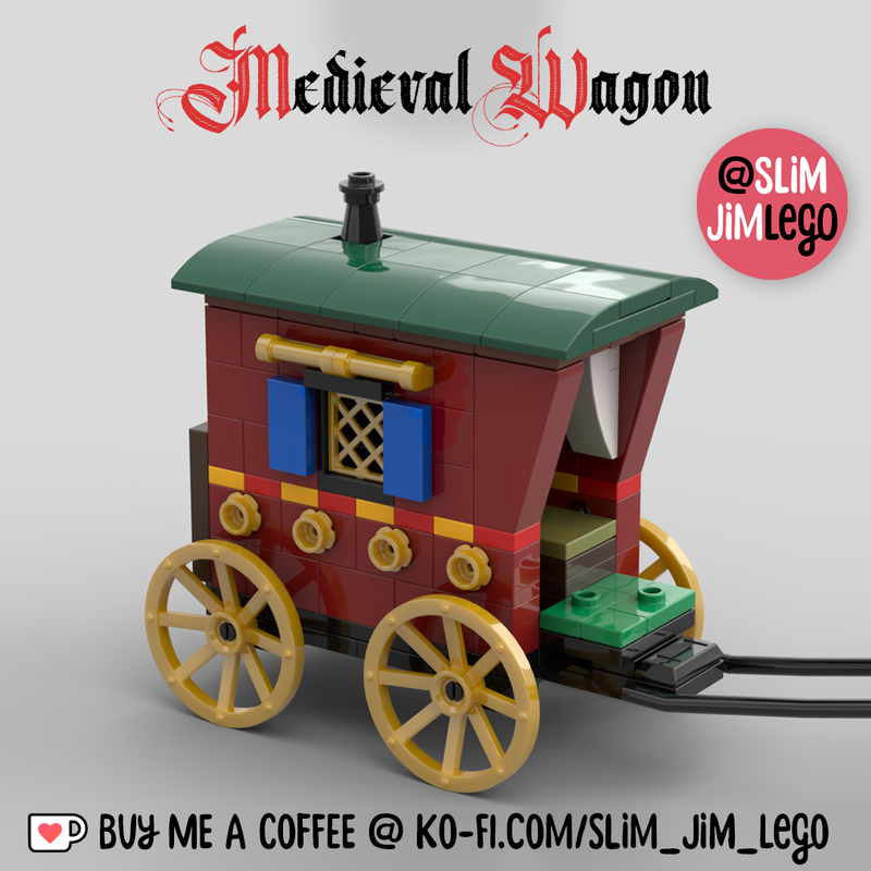 LEGO MOC Medieval Wagon by slimjimlego | Rebrickable - Build with LEGO