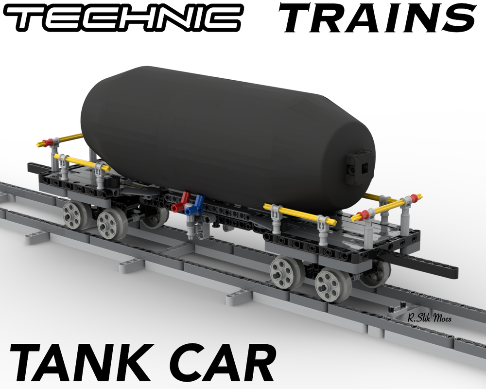 LEGO MOC Technic Trains: Tank Car by Technic TRAIN Man | Rebrickable ...