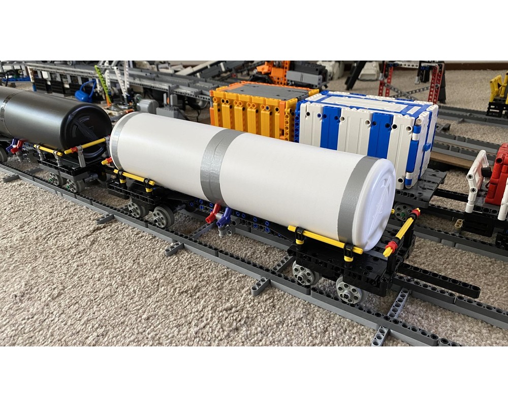 LEGO MOC Technic Trains: Tank Car by Technic TRAIN Man | Rebrickable ...