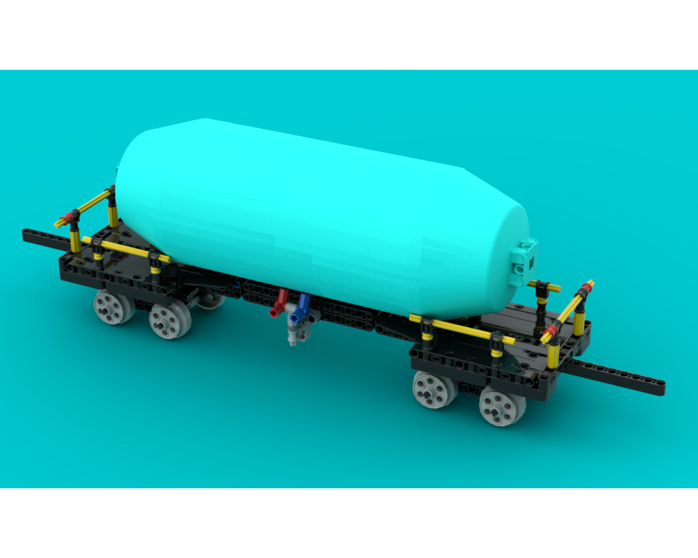 LEGO MOC Technic Trains: Tank Car by Technic TRAIN Man | Rebrickable ...