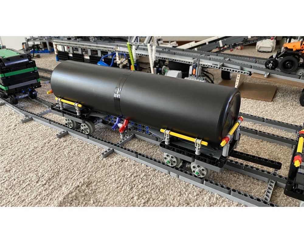LEGO MOC Technic Trains: Tank Car by Technic TRAIN Man | Rebrickable ...