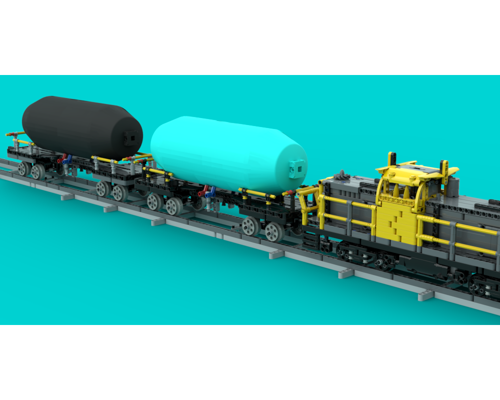LEGO MOC Technic Trains: Tank Car by Technic TRAIN Man | Rebrickable ...