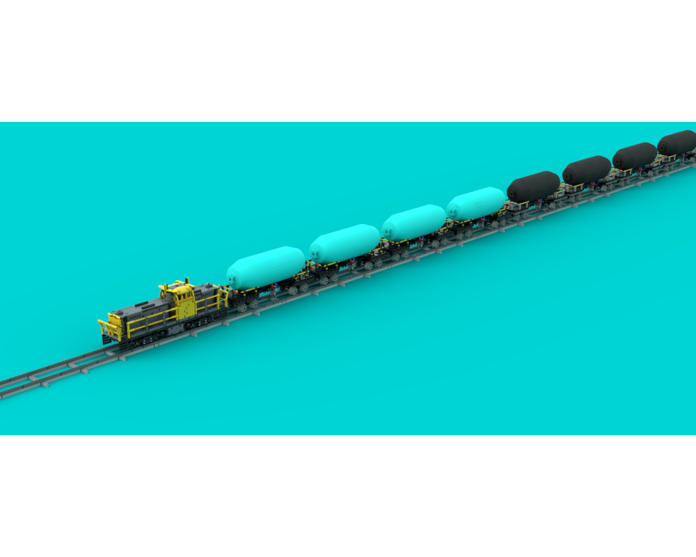 LEGO MOC Technic Trains: Tank Car by Technic TRAIN Man | Rebrickable ...