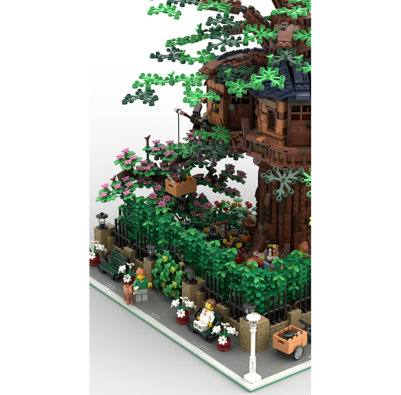 LEGO MOC Modular Tree - House with BBQ 21318 - Extension - Creator ...