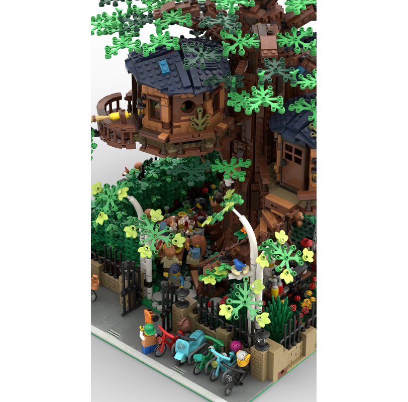 LEGO MOC Modular Tree - House with BBQ 21318 - Extension - Creator ...
