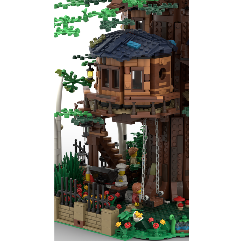 LEGO MOC Modular Tree - House with BBQ 21318 - Extension - Creator ...