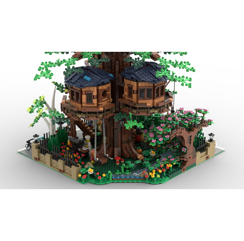 LEGO MOC Modular Tree - House with BBQ 21318 - Extension - Creator ...