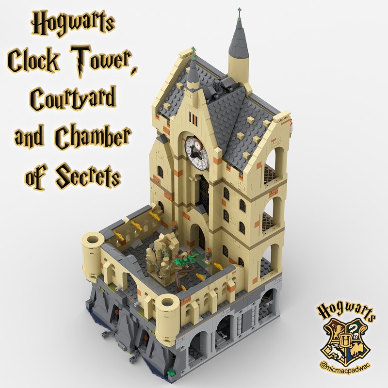 LEGO MOC Chamber and Clock Tower Courtyard only by micmacpadwac ...