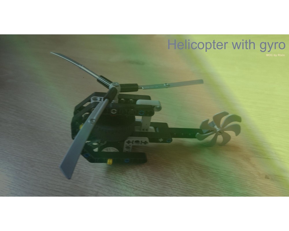 LEGO MOC Helicopter with Gyro by rixin | Rebrickable - Build with LEGO