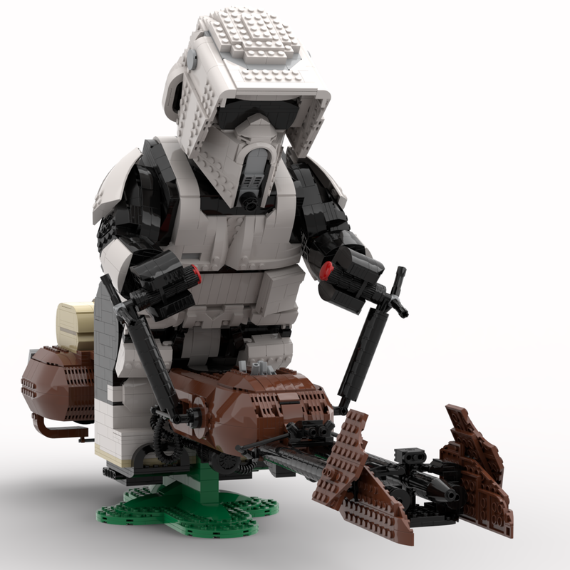 LEGO MOC-105417 Scout Trooper Speederbike (fits my Scout Trooper ...