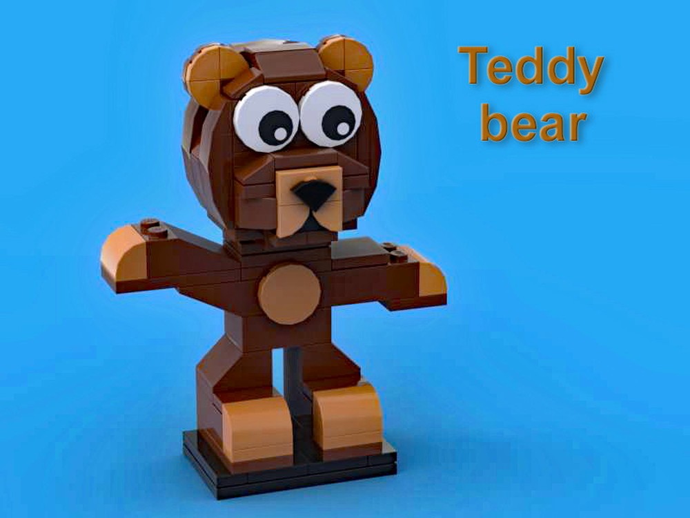 LEGO MOC Teddy bear by altester | Rebrickable - Build with LEGO