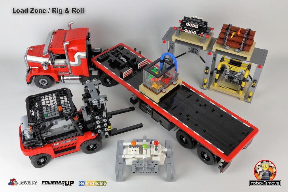 LEGO MOC Load Zone / Rig and Roll by Berthil | Rebrickable - Build with ...