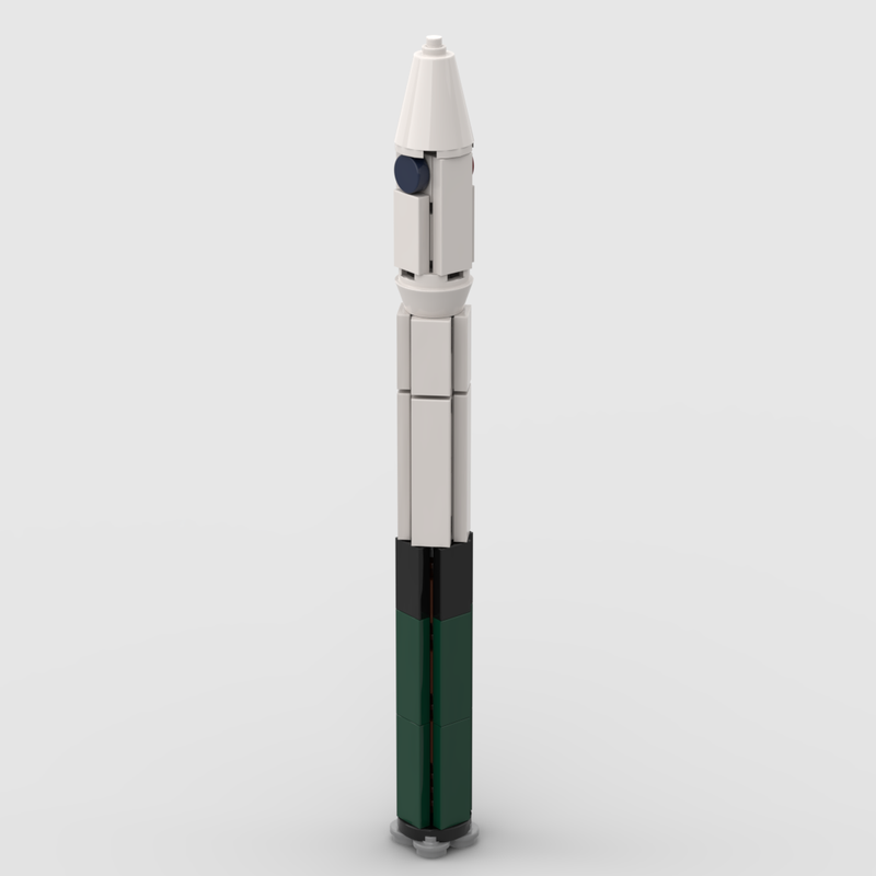LEGO MOC 1:110 Minotaur I rocket (v3) by alekru | Rebrickable - Build ...