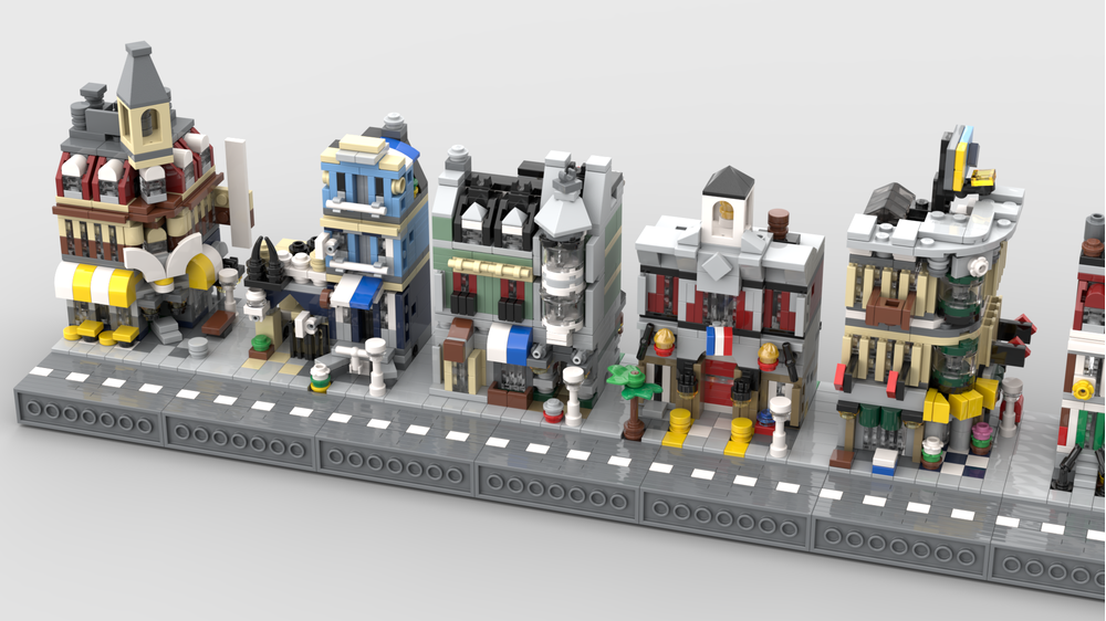 LEGO MOC Mini Modular Buildings - The Set of 18 to Jan 2023 by ...
