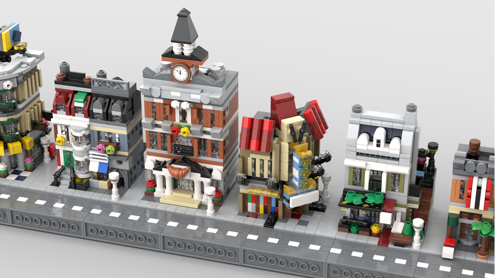 Lego Moc Mini Modular Buildings The Set Of 18 To Jan 2023 By