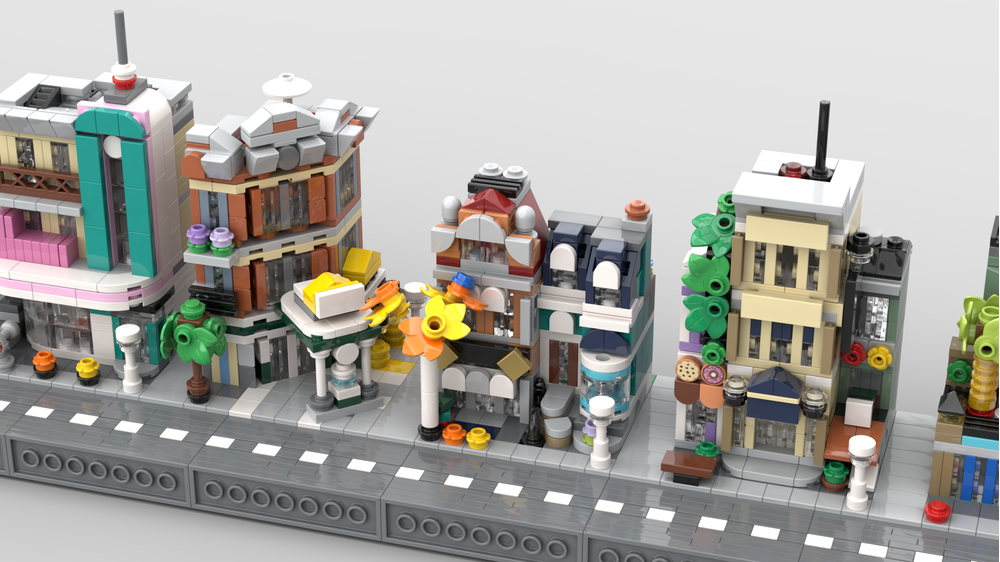 LEGO MOC Mini Modular Buildings - The Set of 18 to Jan 2023 by ...