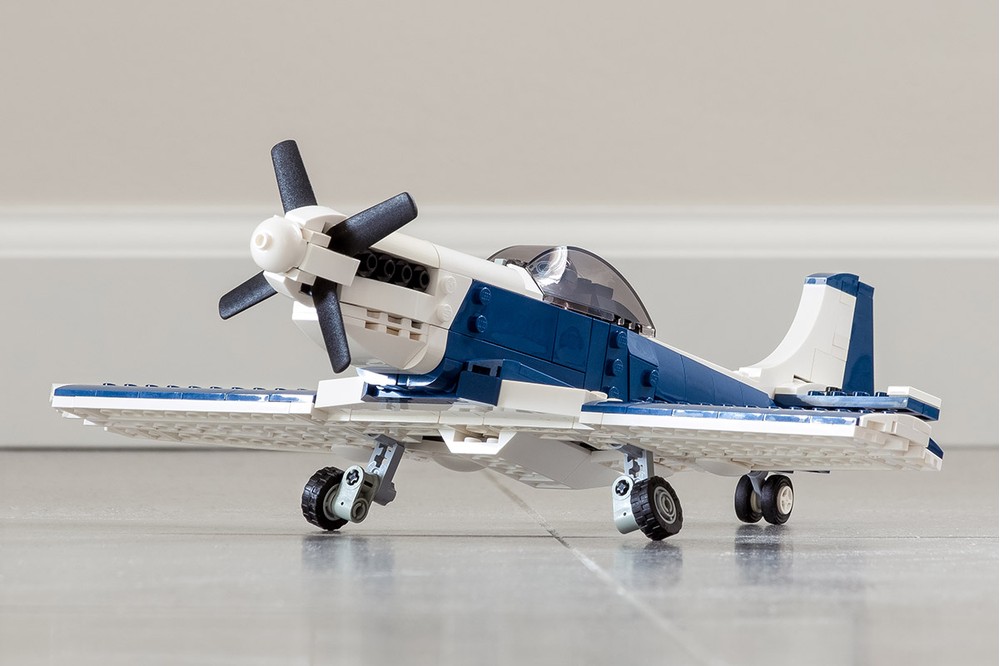 LEGO MOC P-51 Mustang by gogomlat | Rebrickable - Build with LEGO