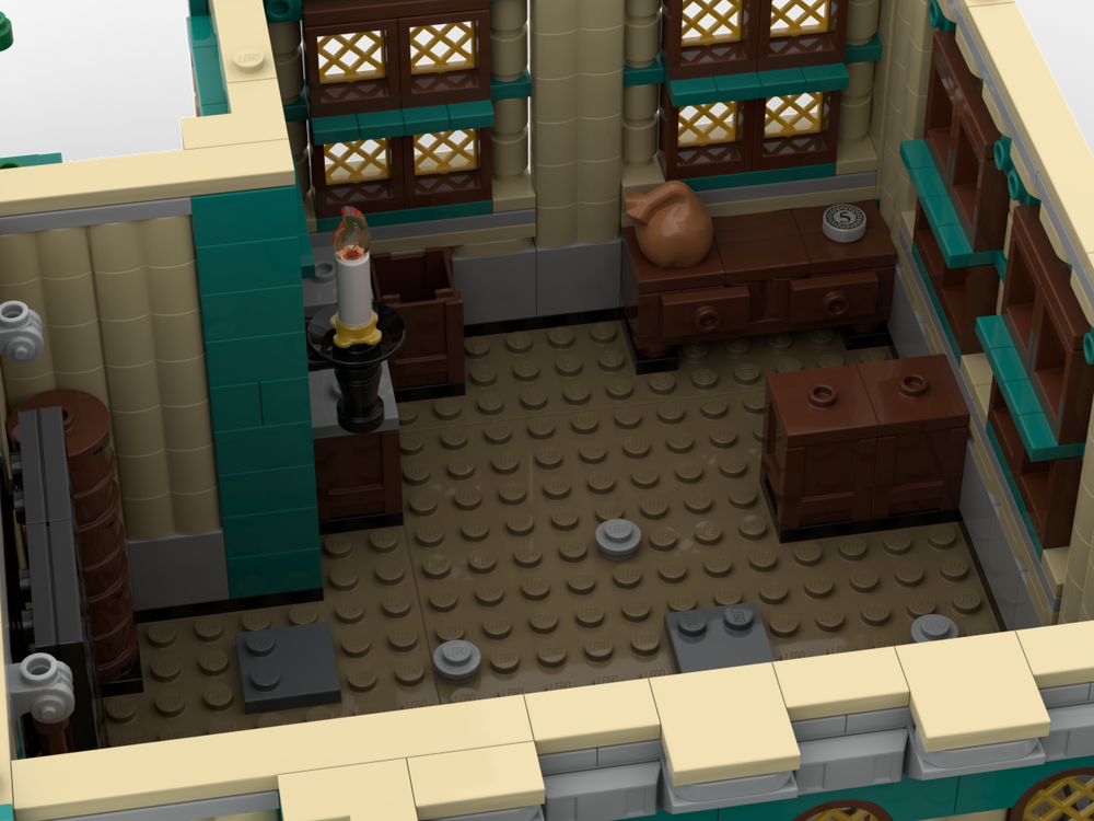 LEGO MOC Colonial Bath House by Huebre | Rebrickable - Build with LEGO