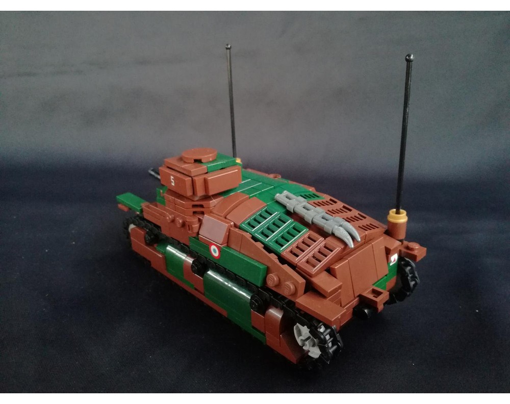 Lego Moc Somua Sau40 By Spartane Rebrickable Build With Lego