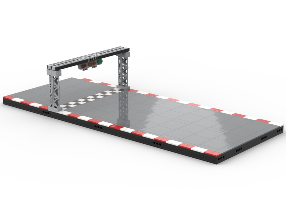 LEGO MOC modular race track (start/finish line) by BEAR MOCS ...