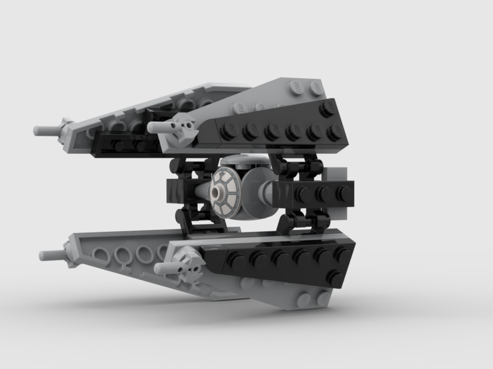 LEGO MOC Mini Tie Interceptor by Brick8oi | Rebrickable - Build with LEGO